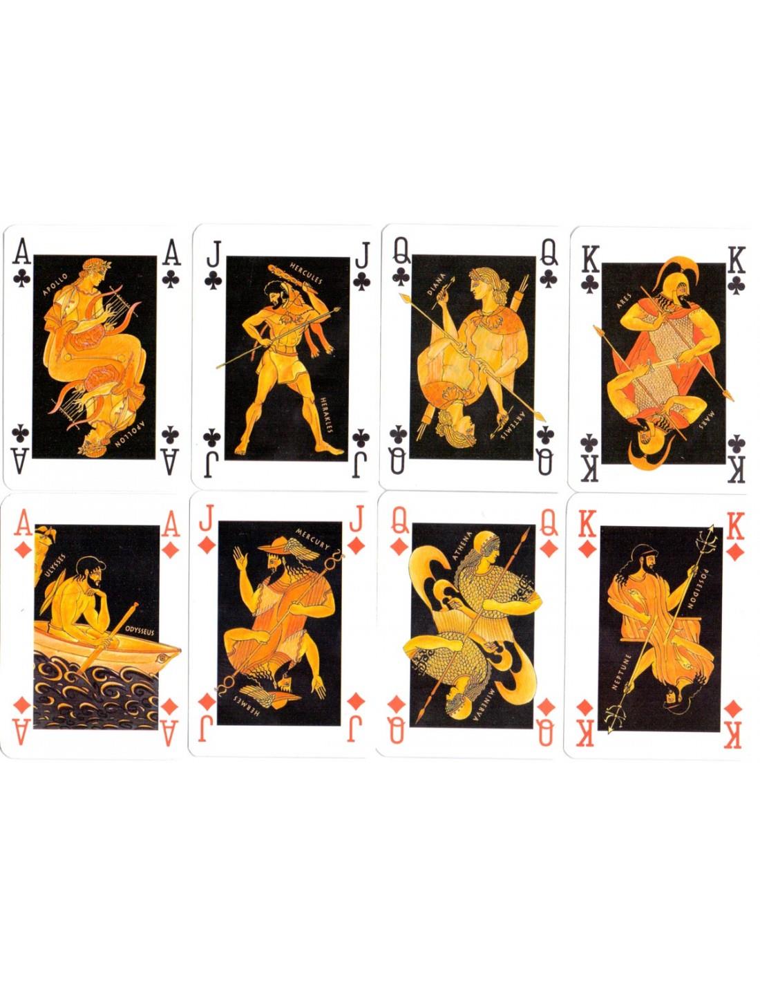GREEK MYTHOLOGY POKER CARDS